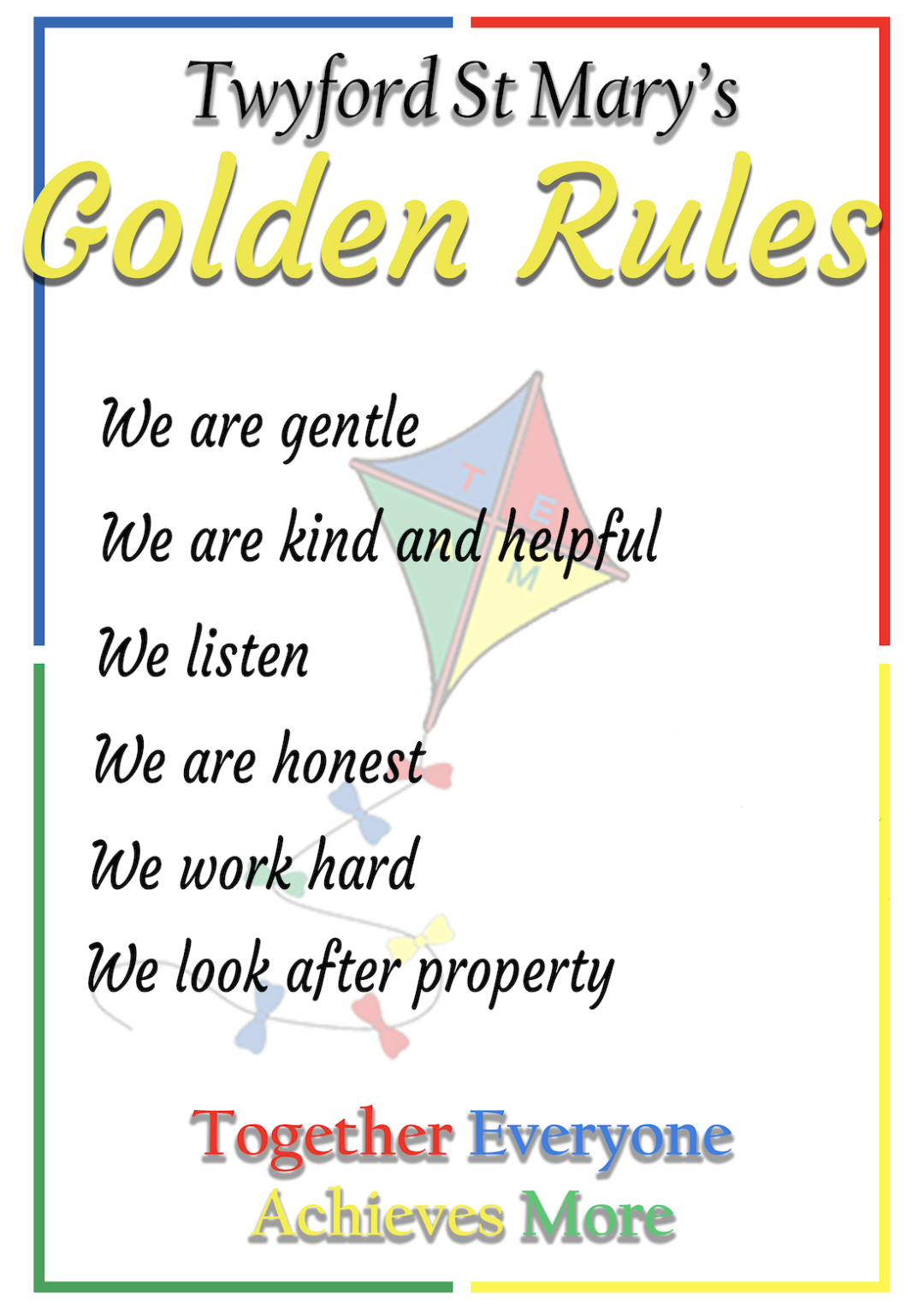 Behaviour | Twyford St Mary's C of E Primary School